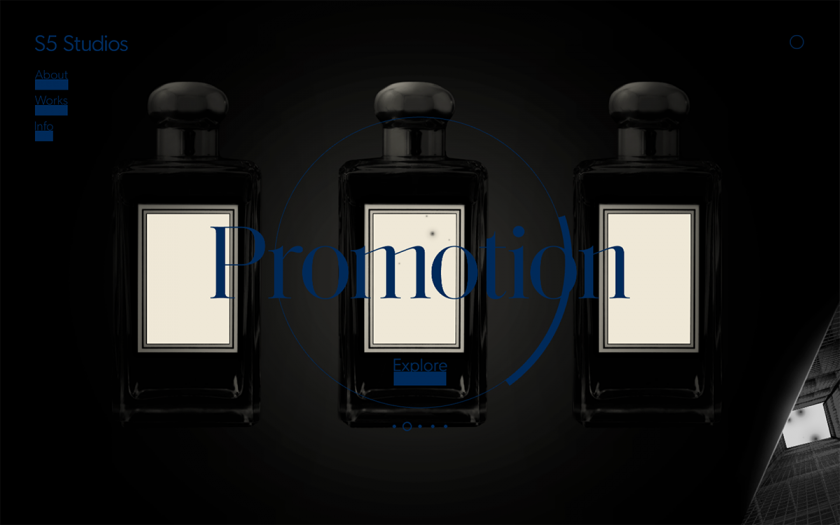 S5 Studios（田渕将吾 セルフプロモーションサイト） - 広告事例 - デザイン情報サイト[JDN]